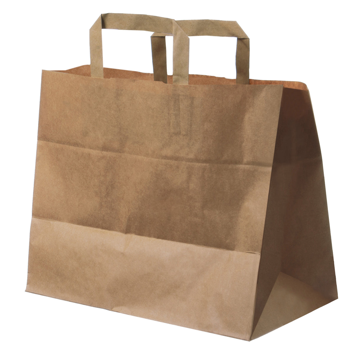 Paper Bag / Paper Carrier Bag 32 x 22 x 26 cm Brown — Wisefood