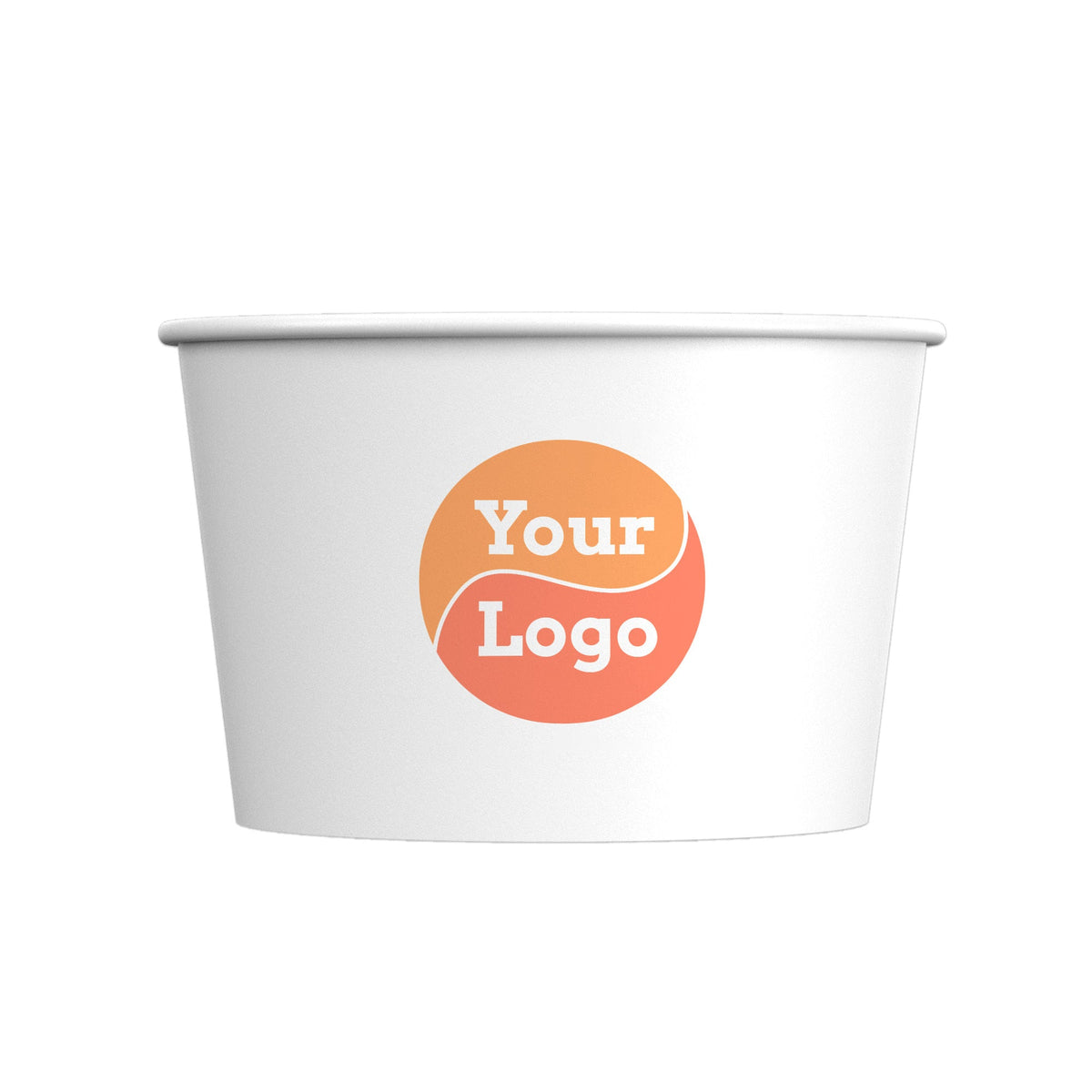 Individually printable sundae bio-based - 240ml (8oz) — Wisefood
