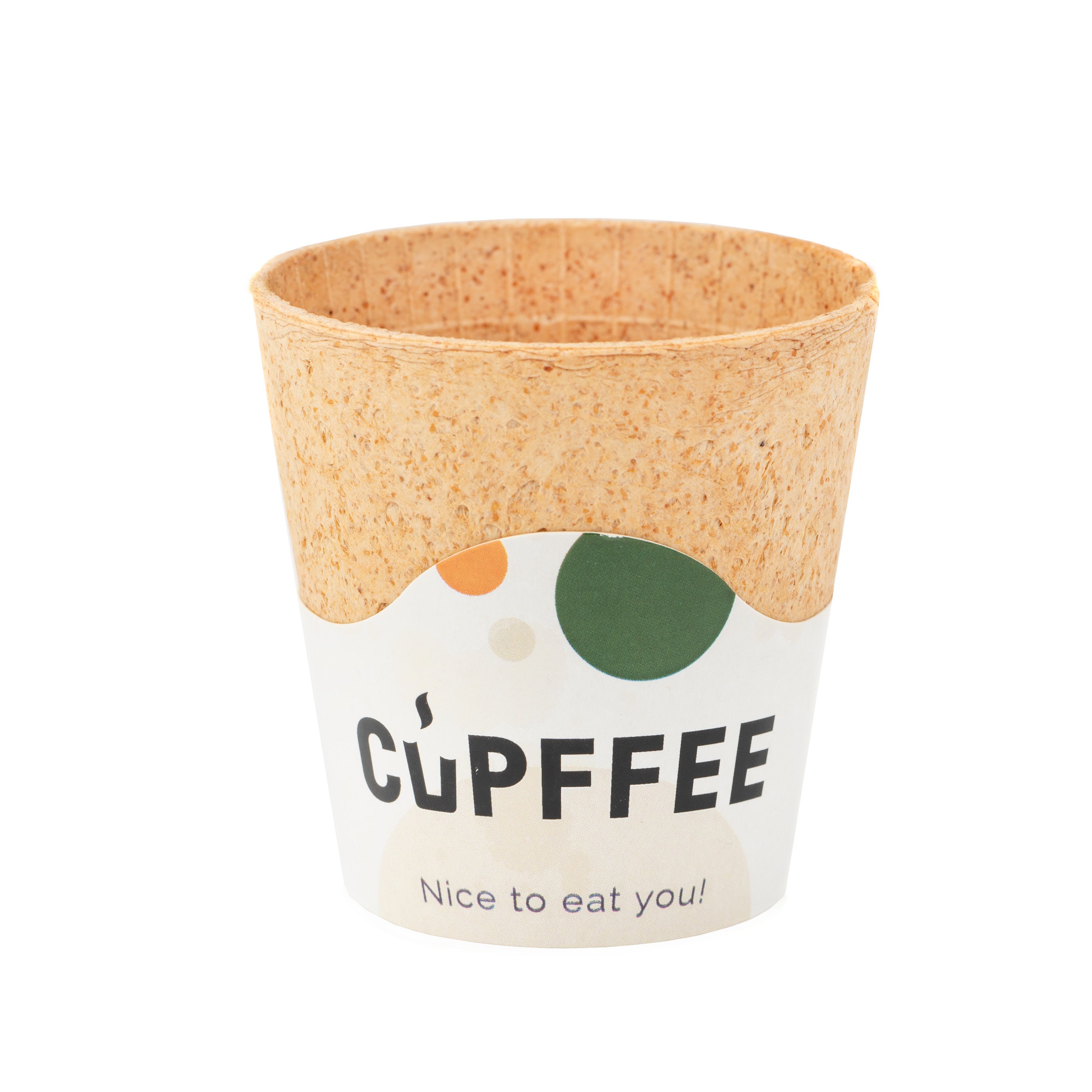 Edible delicatessen cups / packaging cups Cupffee 110ml — Wisefood