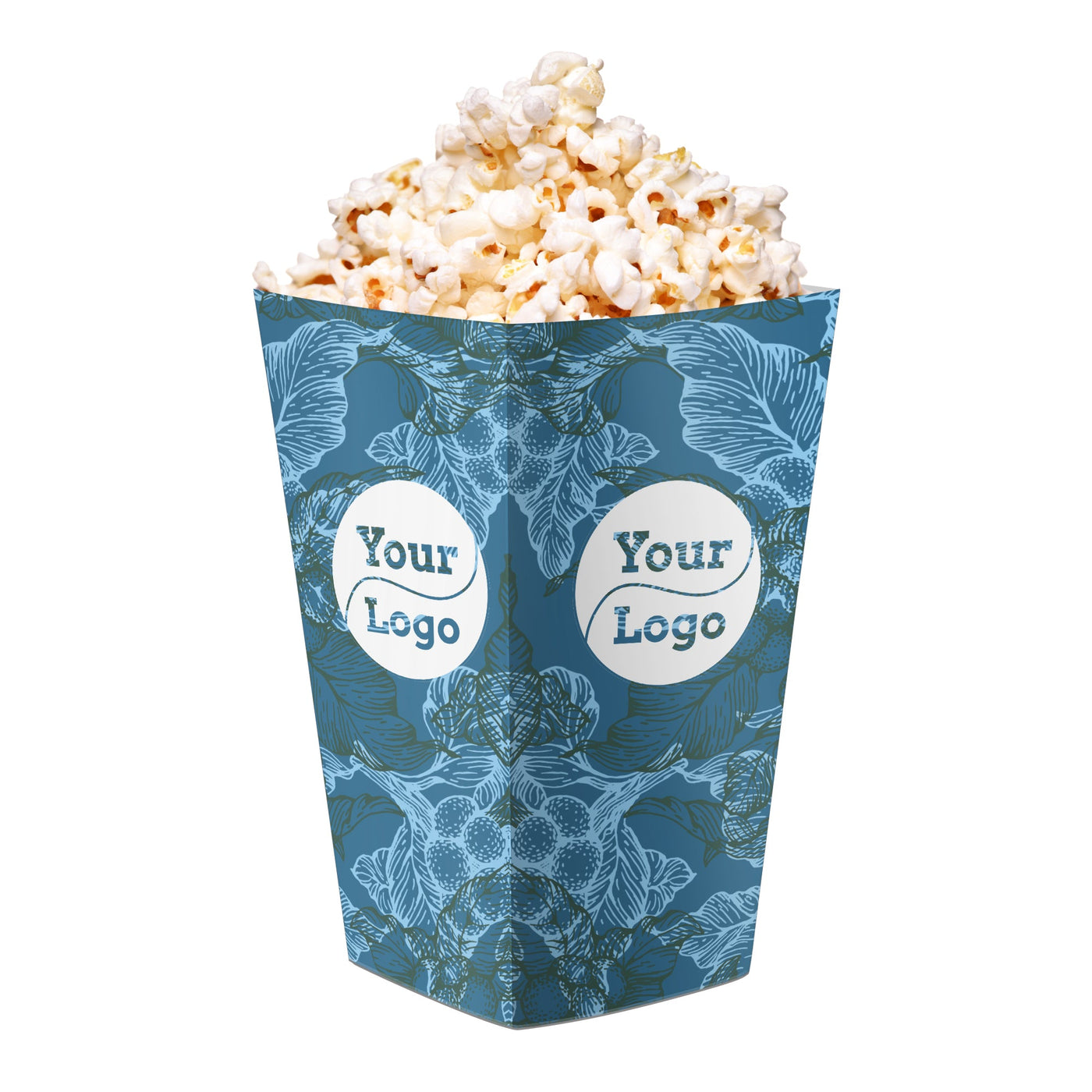 Papier Popcorn Becher 3000ml individuell bedruckt - 1000 Stück — Wisefood